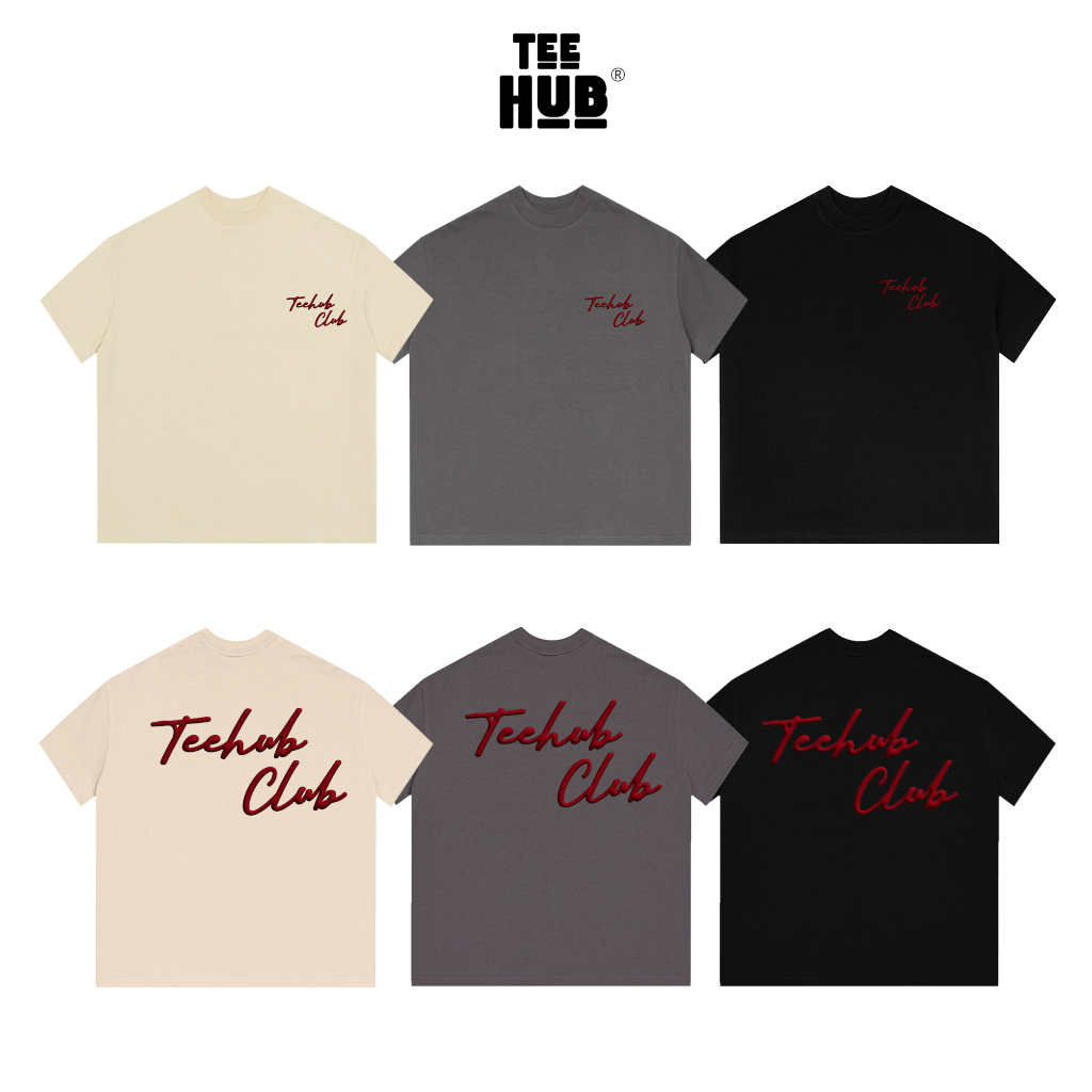 Áo thun BOXY Red form boxy rộng TEEHUB nam nữ Local Brand | Shopee Việt Nam