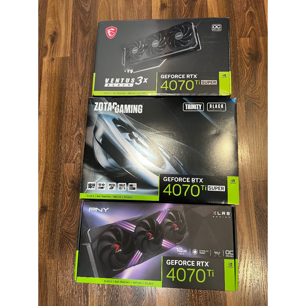 Card Đồ Hoạ GeForce RTX 4070 / 4070Ti / 4080 Super Gigabyte TUF, Zotac, MSI, Founders Edition ...