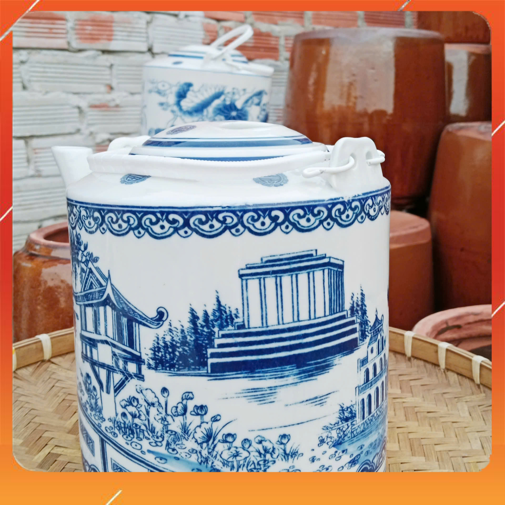 Ấm tích pha chè xanh(3L), ấm hãm chè xanh, bình pha hãm chè tươi ...