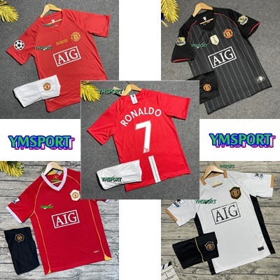 Áo Đá Bóng RETRO MU AIG 2008 - Hàng Super Thái Cao Cấp | Shopee Việt Nam