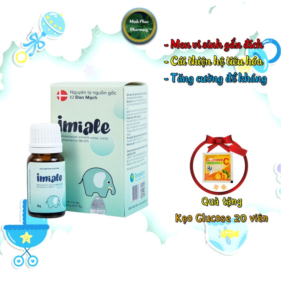 Men vi sinh IMIALE - Lợi khuẩn sống, gắn đích nhập khẩu Đan Mạch ...