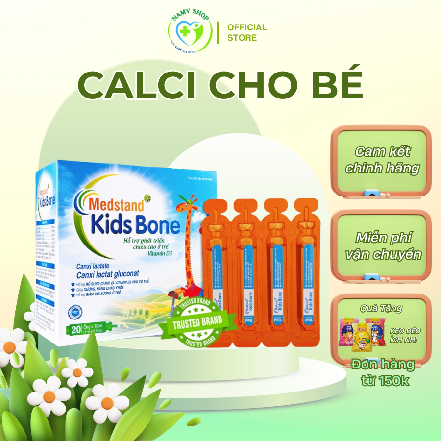Calci kidsbone MEDSTAND bổ sung calci và vitaminD3 giúp phát triển ...