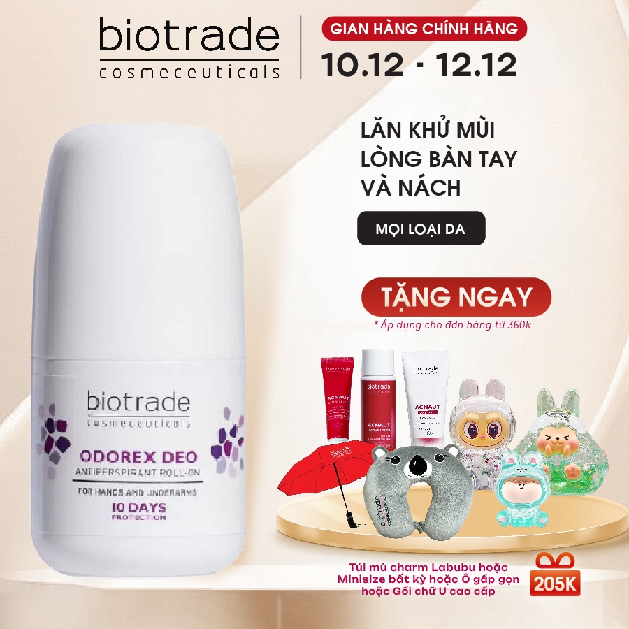 Lăn Khử Mùi Biotrade Odorex Deo Antiperspirant Roll On lòng bàn tay và ...