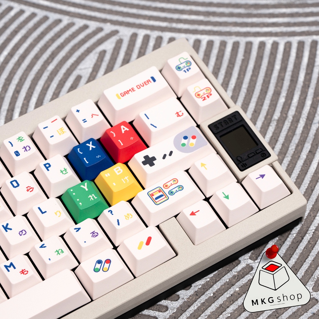 Nút bàn phím Nintendo NES White - PBT dyesub - cherry profile - keycap ...