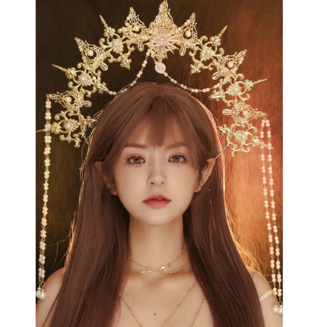 Kim quan vương miện hi lạp đội đầu ( sẵn) | Shopee Việt Nam