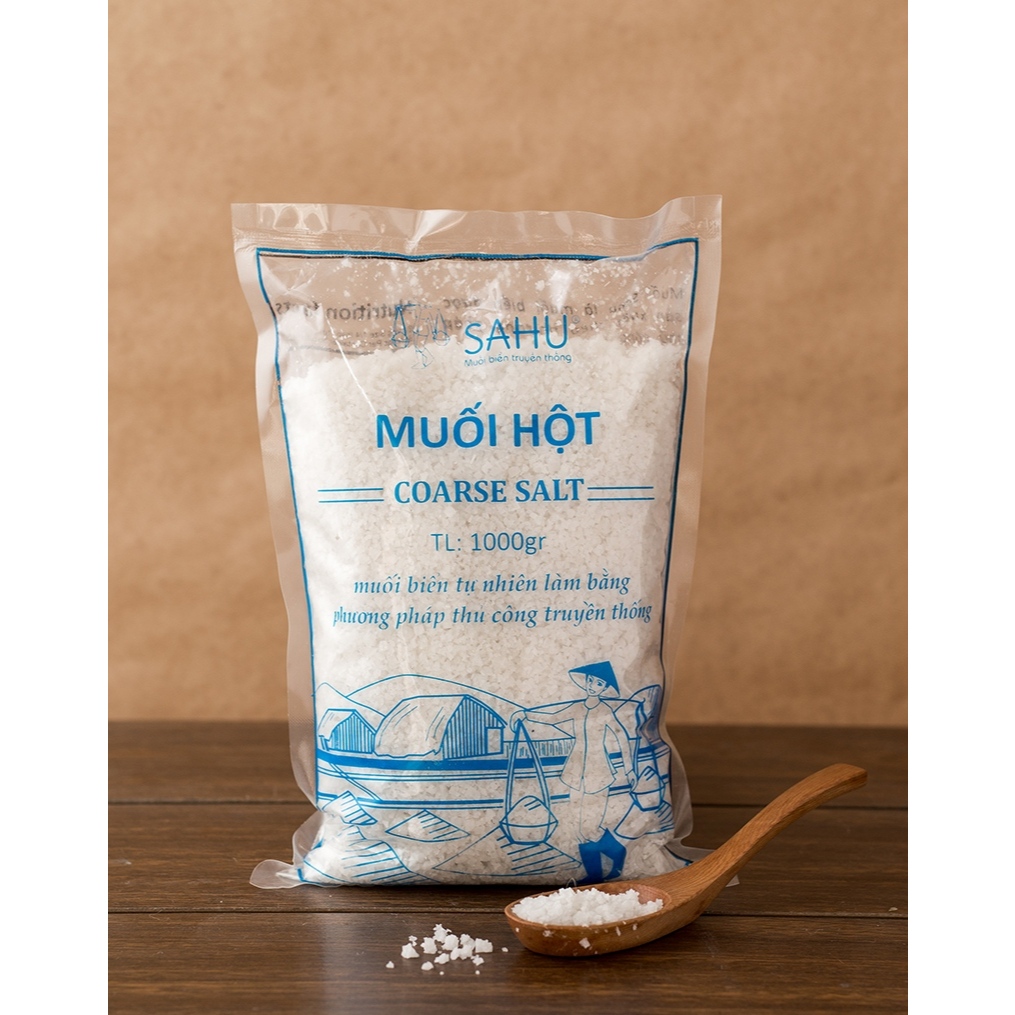 [Sahu] Muối Sahu Bao 5KG- Từ Sa Huỳnh, Nền Cát, An Toàn, Không Hóa Chất ...