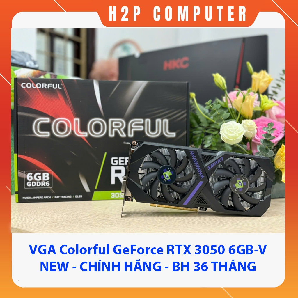 VGA Colorful GeForce RTX 3050 6GB-V - New - Chính Hãng - BH 36 Tháng ...