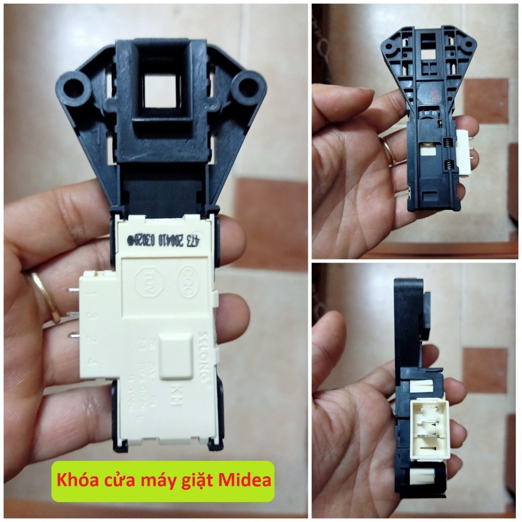 Công tắc khóa cửa máy giặt Midea MFD90 - 1208 9kg cửa ngang chính hãng | Shopee Việt Nam