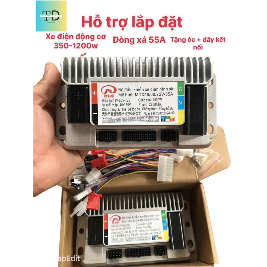 Ic đúc 1200w và 1500w gắn xe điện. đã mở max tốc độ (hỗ trợ lắp đặt từ ...