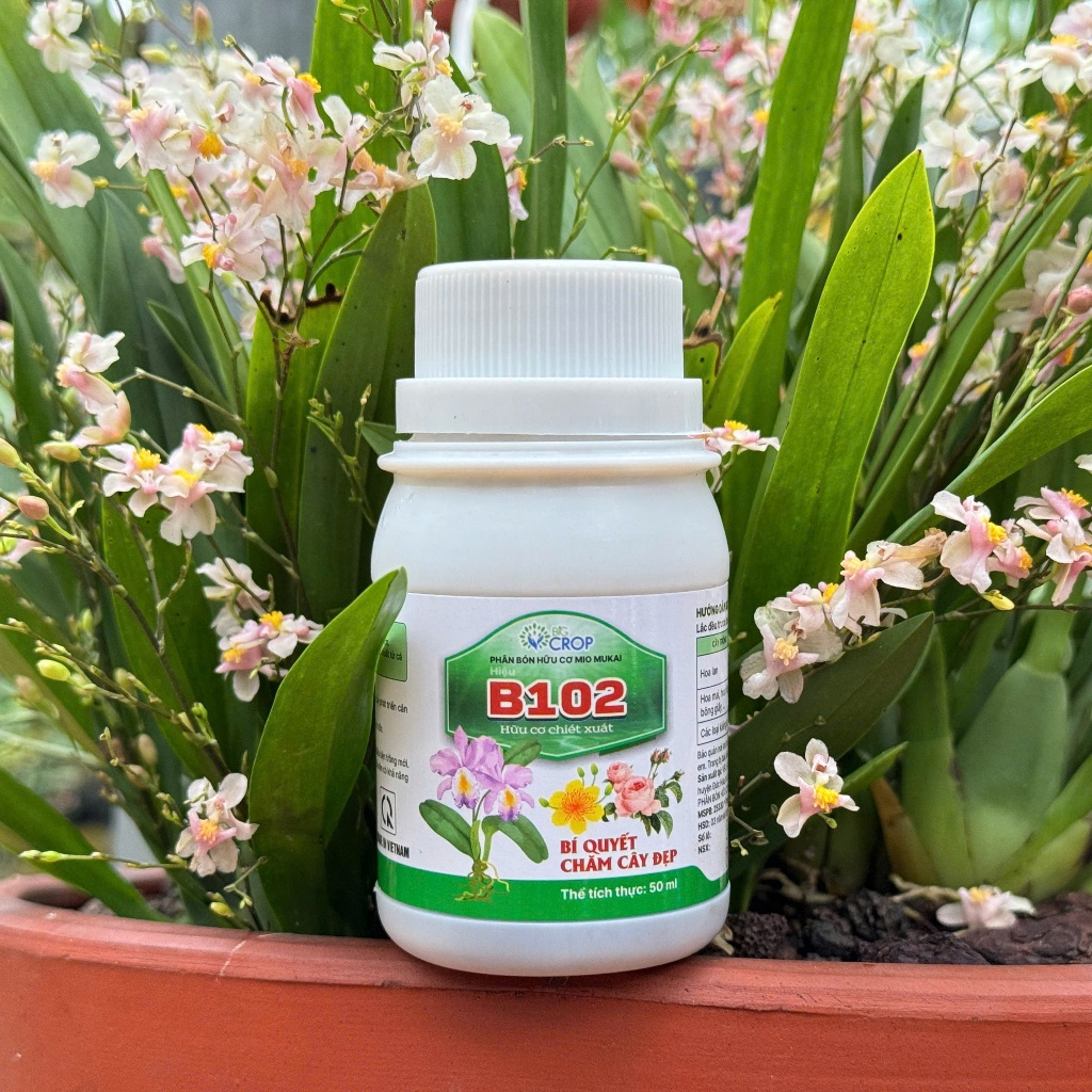 Phân Bón B102 Hữu Cơ Giúp Cây Còi Cọc Hấp Thụ Tốt Chất Dinh Dưỡng (50ml ...