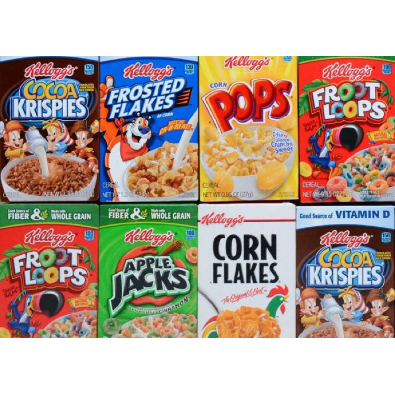 Ngũ Cốc Ăn Sáng Kellogg's Dinh Dưỡng Hộp Giấy (Frosties/ Coco Pops ...