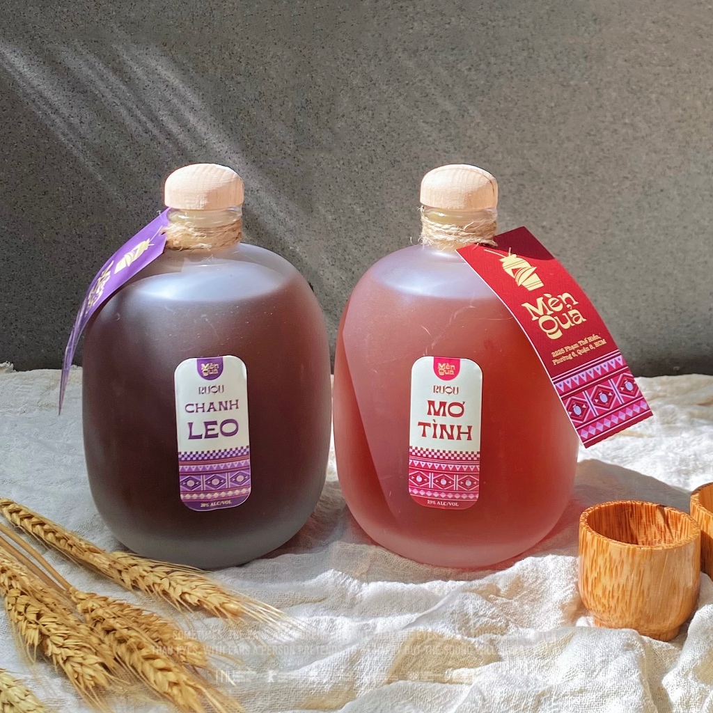 [Combo 2 chai x 500ml] CHANH LEO x MƠ TÌNH - Rượu thủ công Tây Bắc Mèn ...