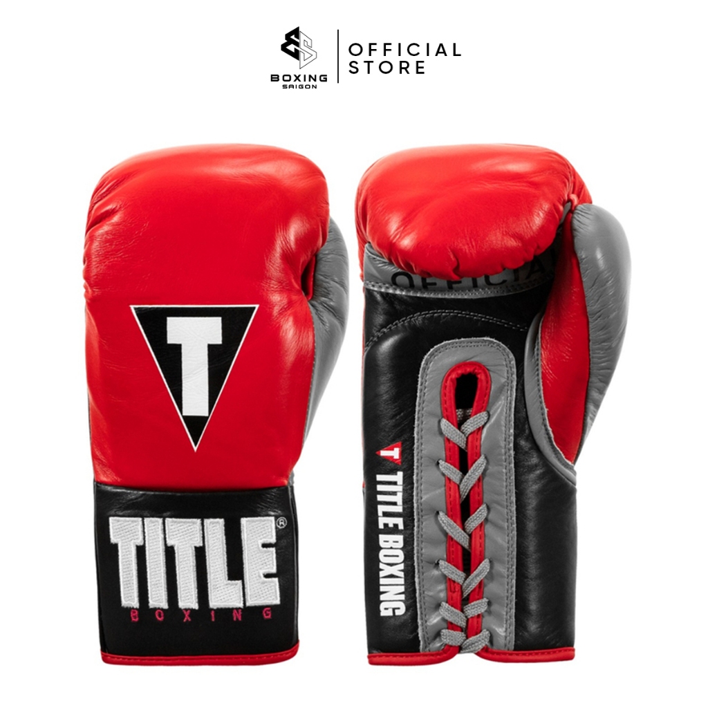 Găng Tay Boxing Title Full Force Official Pro - Red/Black | Shopee Việt Nam