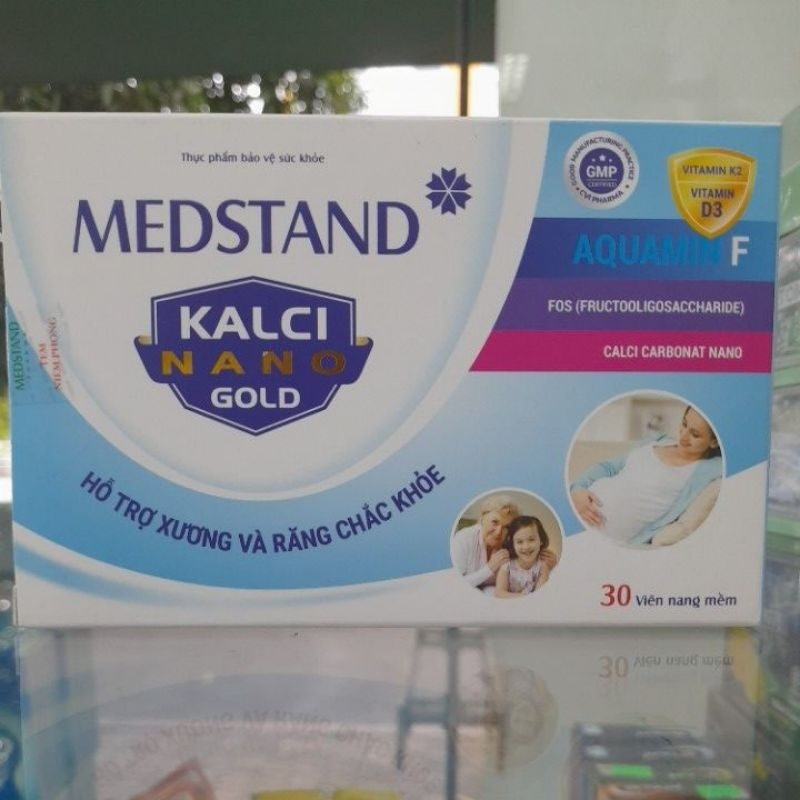 KALCI NANO GOLD _ MEDSTAND (hộp 30 viên) | Shopee Việt Nam