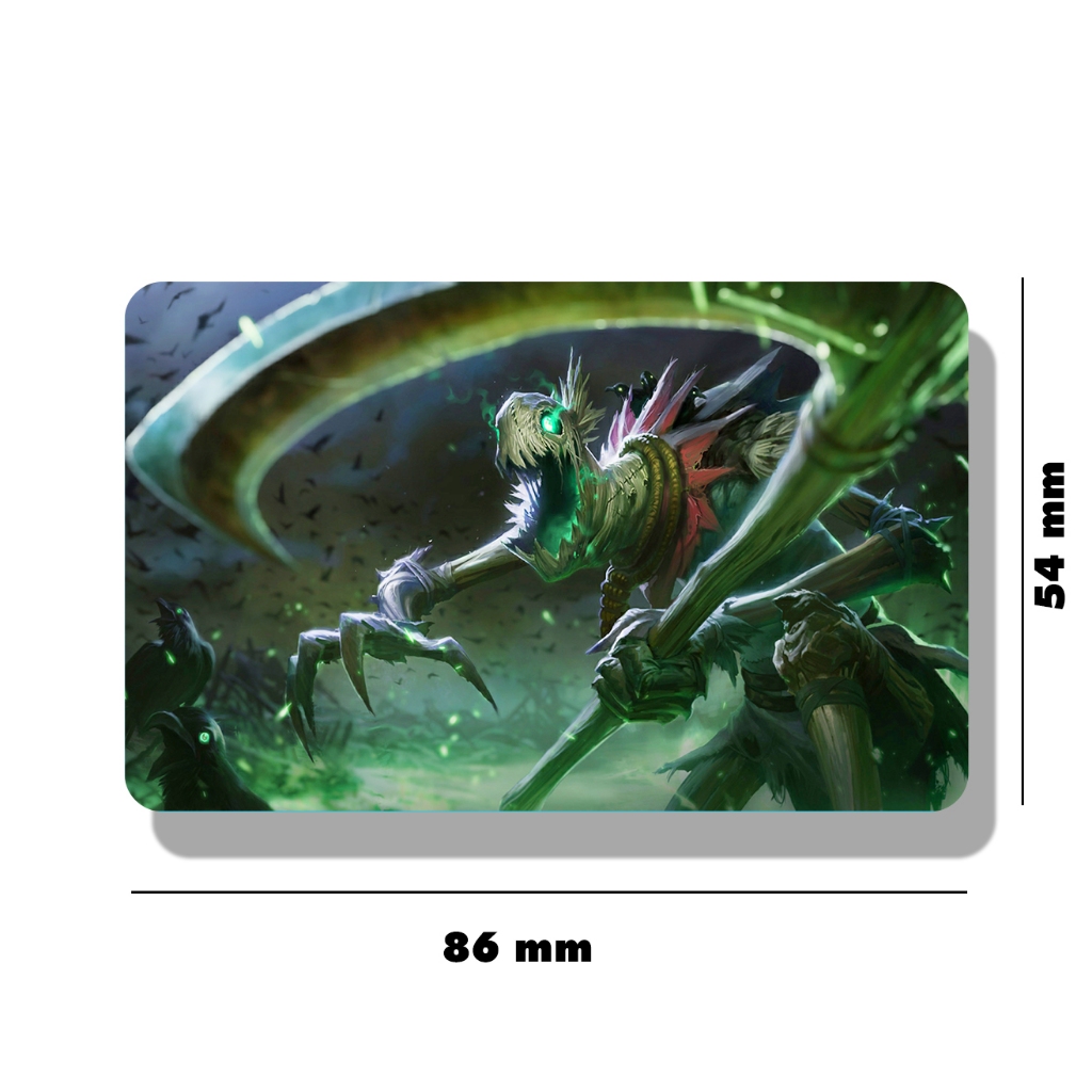 Skin Fiddlesticks in trên Card nhựa PVC cứng cáp bền màu | Shopee Việt Nam