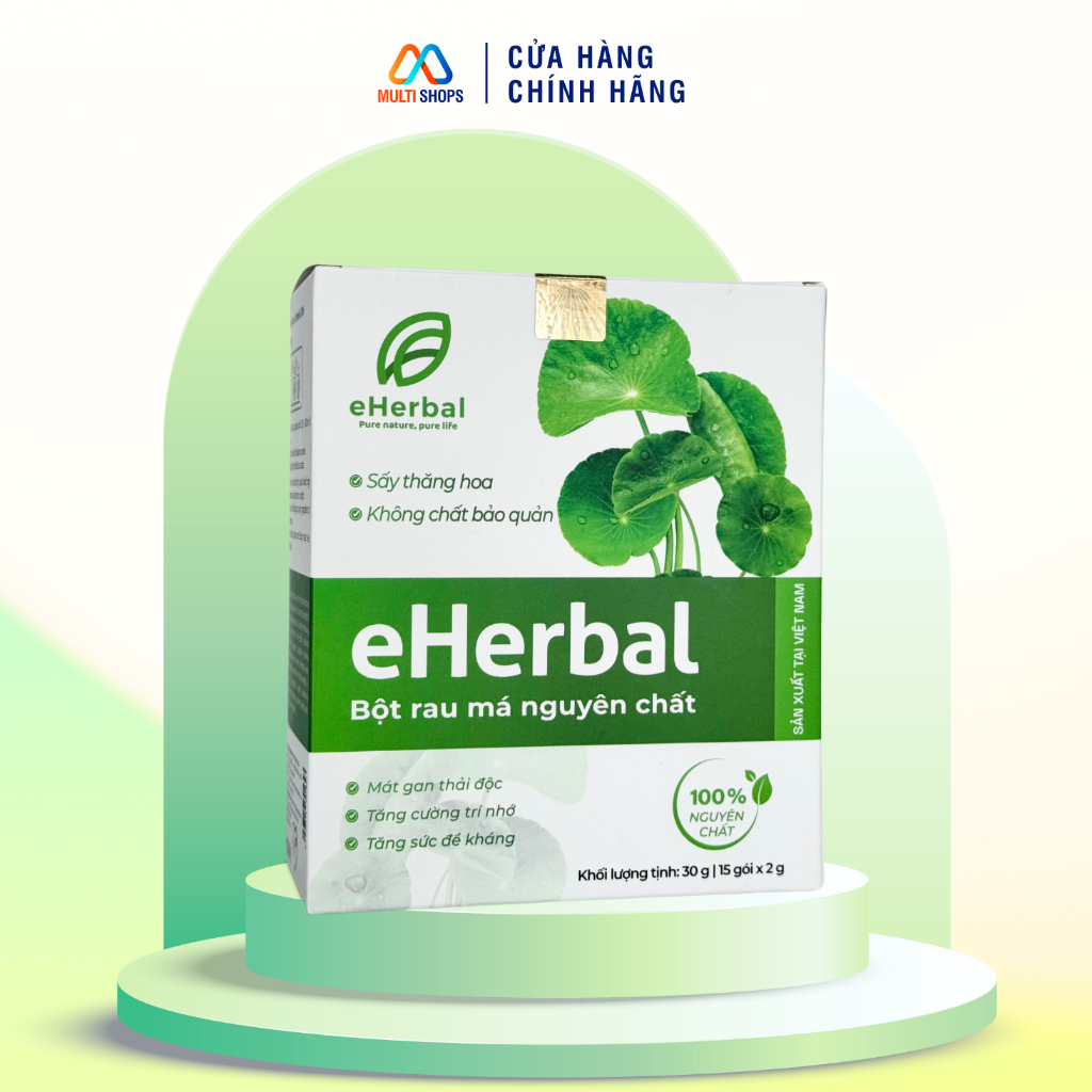 Eherbal - Bột Rau Má Sấy Thăng Hoa e-Centella Thanh Lọc Cơ Thể Hỗ Trợ ...