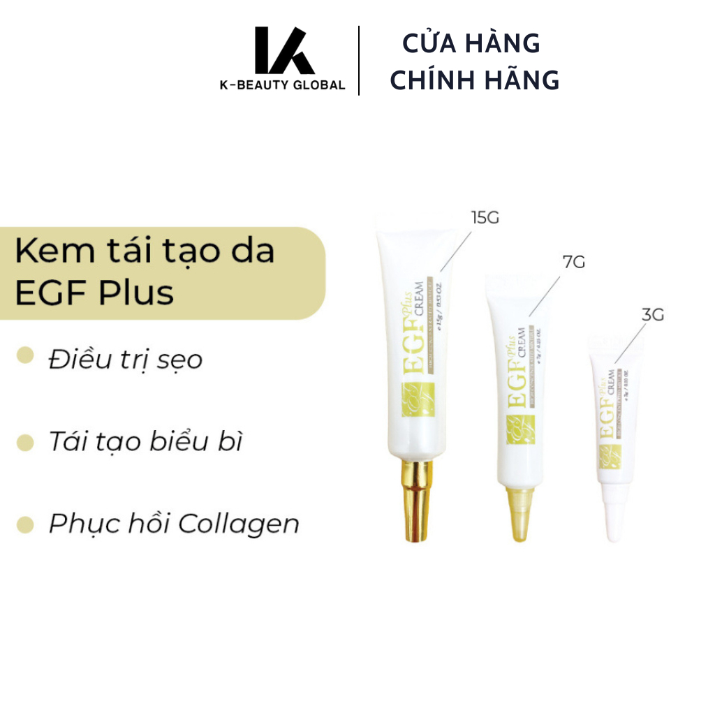 EGF Plus Cream - Kem Tái Tạo Da EGF 3g - 7g -15g | Shopee Việt Nam