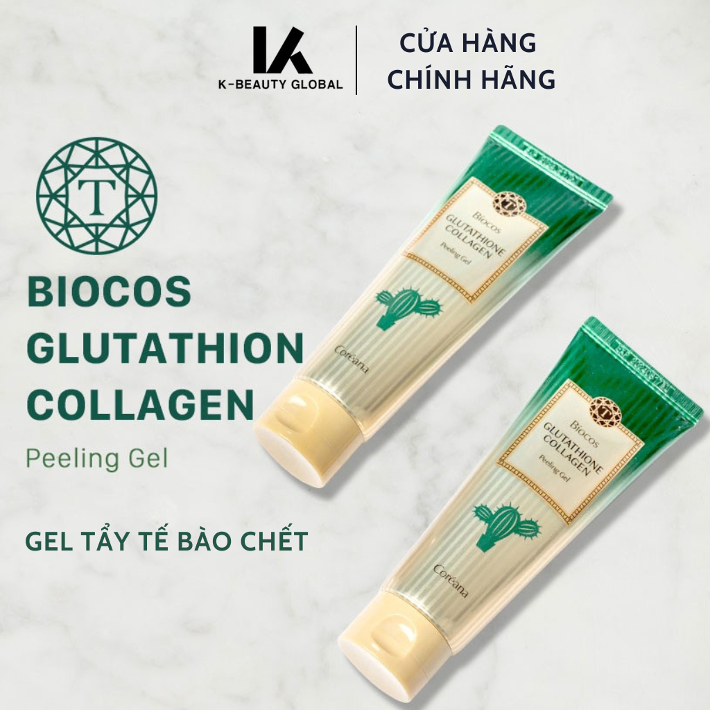 Gel tẩy tế bào chết dưỡng ẩm dành cho da mặt Coreana Biocos Glutathione ...