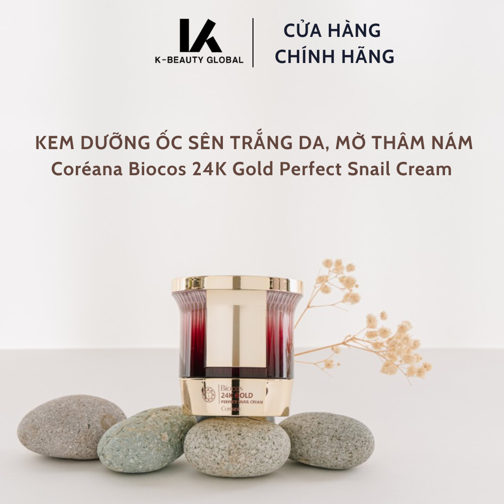 Kem Dưỡng Trắng Da, Mờ Thâm Nám Với Chiết Xuất Từ Ốc Sên - Coreana ...