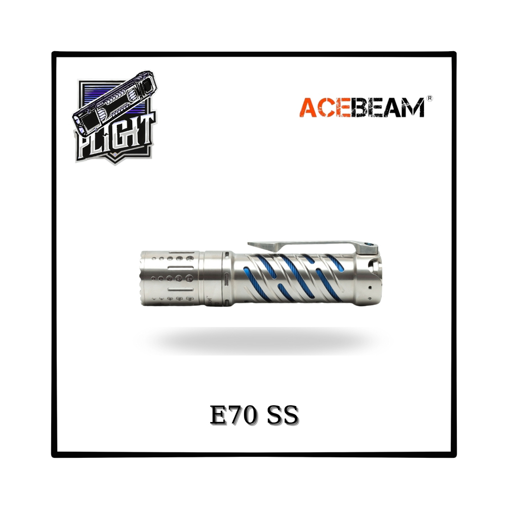 Đèn Pin EDC ACEBEAM E70 SS, Độ sáng 4000 Lumen, Chống Nước IPX8, Chế Độ ...