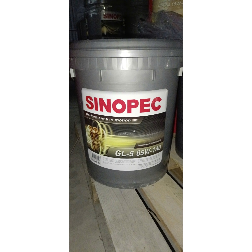 [HÀNG CHÍNH HÃNG]Dầu cầu Sinopec GL-5 85W-140L(Sinopec Oil GL5 85W-140) xô 18L | Shopee Việt Nam