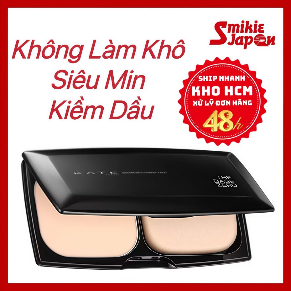 Phấn Nền Kate Zero Feeling Powder Foundation (00 / 01 / 02) 9.5g che ...
