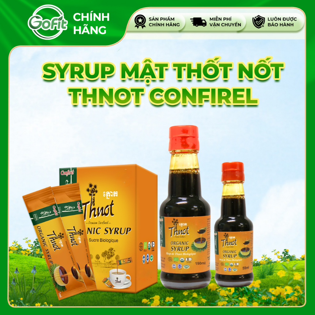 "Syrup Mật Đường Thốt Nốt Hữu Cơ Organic Thnot Confirel 150ml. 55ml và ...