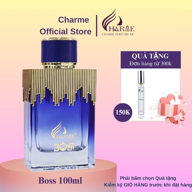 Nước hoa nam Charme Boss 100ml nam tính lôi cuốn uy quyền | Shopee Việt Nam