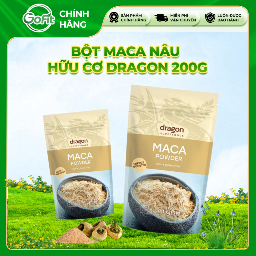 Bột Maca Nâu Hữu Cơ (Organic Raw Maca Powder) - Dragon Superfoods ...