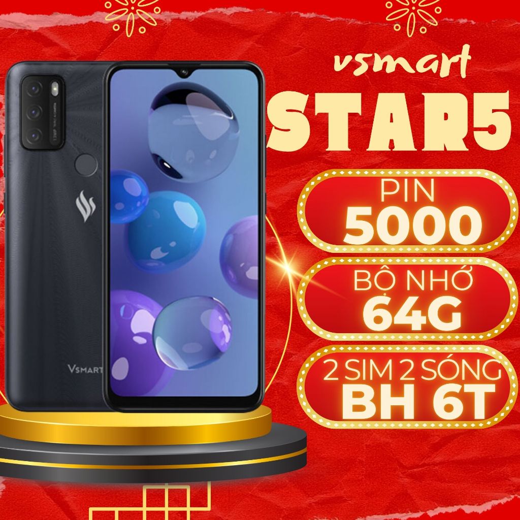 điện thoại Vsmart Star 5 2sim 2 sóng, pin 5000maH máy Chính Hãng ...