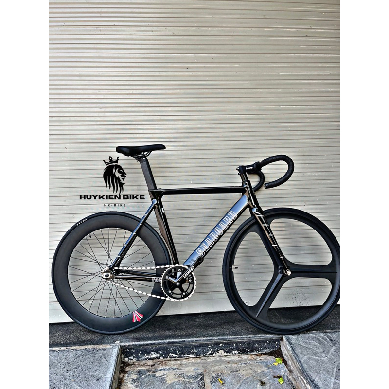 Xe đạp thể thao Fixed gear SEABOARD FA03 khung nhôm càng carbon chính ...