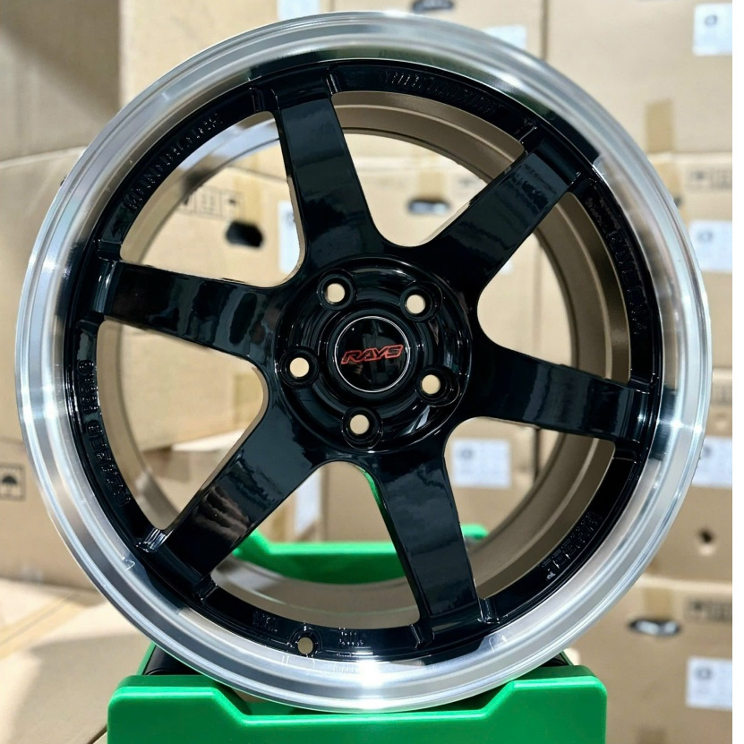 Mâm xe Mazda 3, Camry, Rondo, HRV, CRV, K3 18 inch Ray đen bóng vành si ...