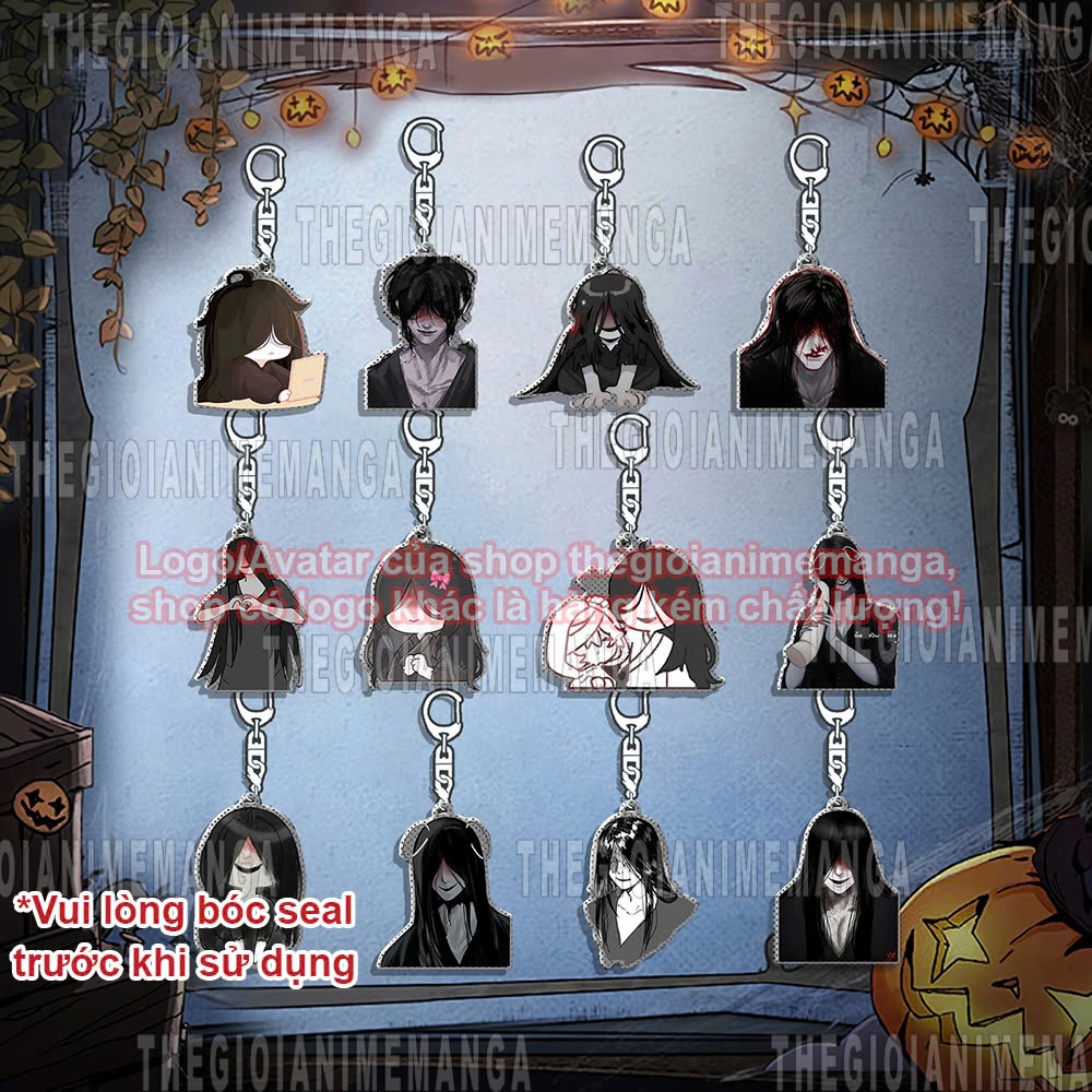 (TH) Móc khóa keyring MR.CRAWLING mica trong acrylic hoạt hình game ...