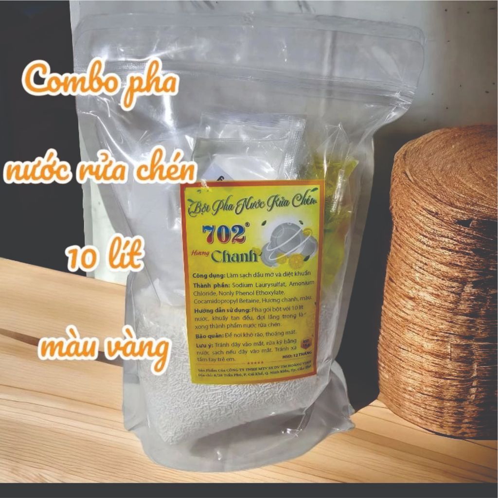 Gói bột pha nước rửa chén 10 lít, hương chanh | Shopee Việt Nam