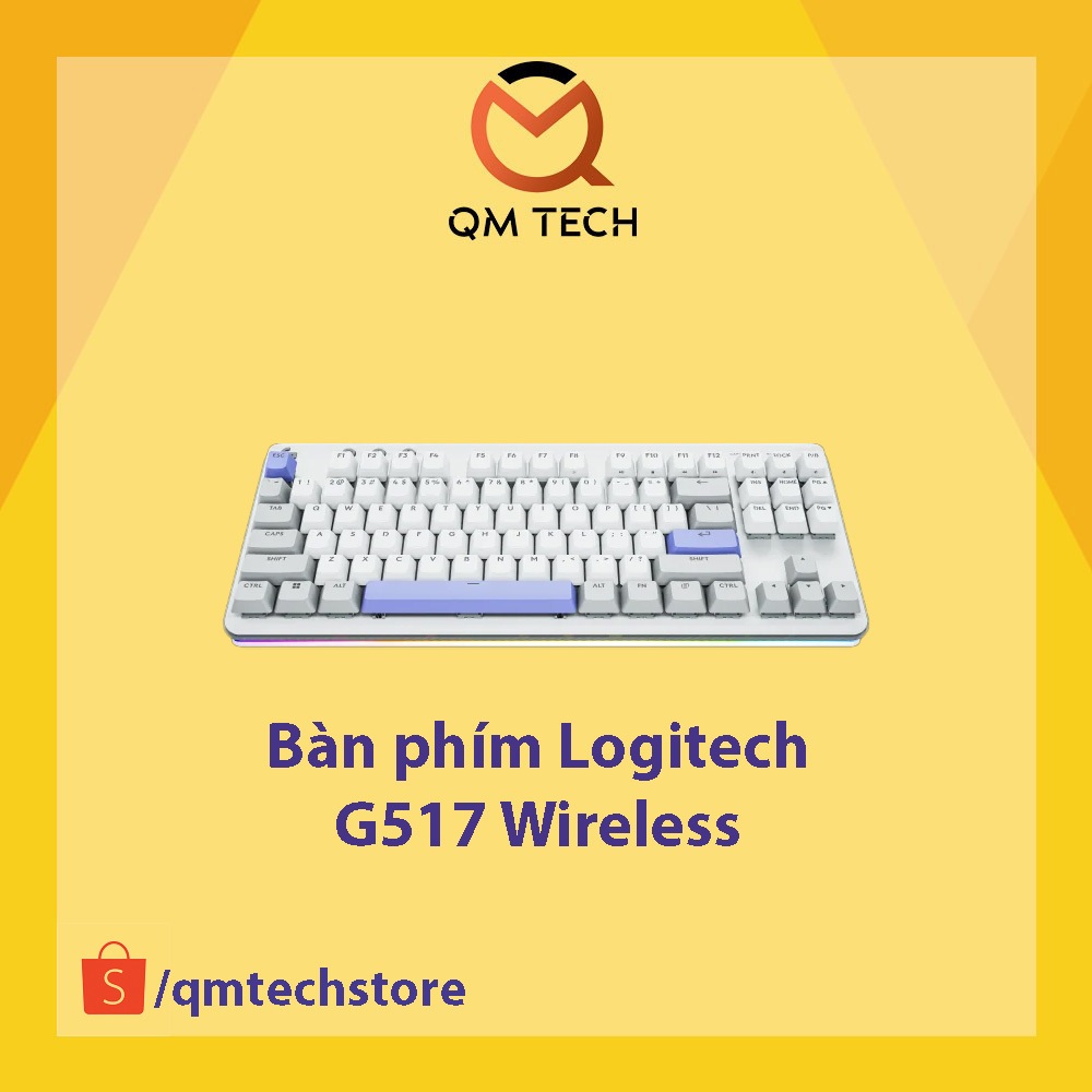 [NEW - LIKENEW - BH6T] Bàn phím chơi game Logitech G517 Lightspeed TKL - QMTECHSTORE | Shopee ...