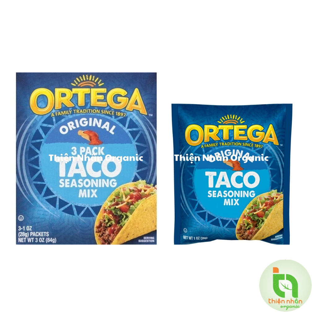 Hộp 3 Gói Bột Gia Vị Taco Truyền Thống Ortega Seasoning Mix Original ...