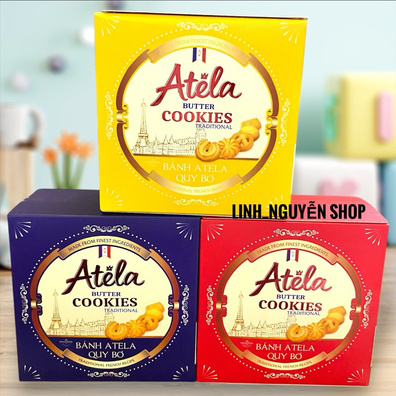 Bánh Atela Quy Bơ Cookies Hộp 70g | Shopee Việt Nam