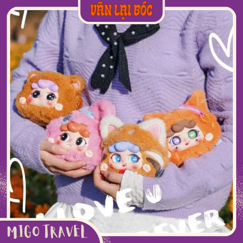 [Hàng sẵn] Blindbox Migo Du lịch túi zip, Gấu bông Migo Let's Travel ...
