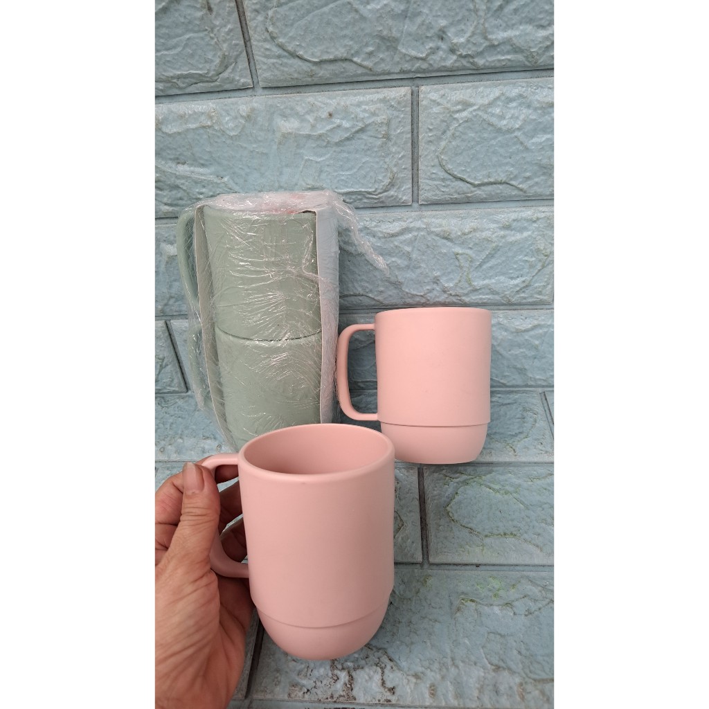 Combo 2 cốc nước cao Amori Inochi 350ml | Shopee Việt Nam