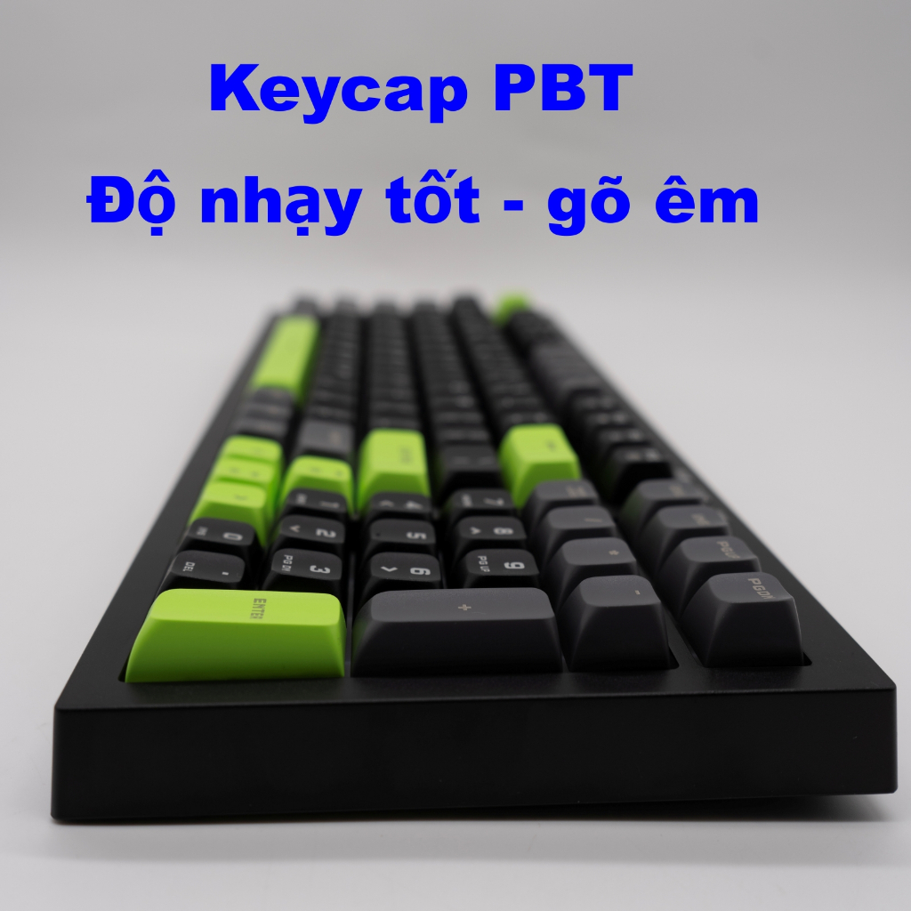 Bàn phím văn phòng Paynan silent chống ồn 98 phím led nền đơn sắc ...