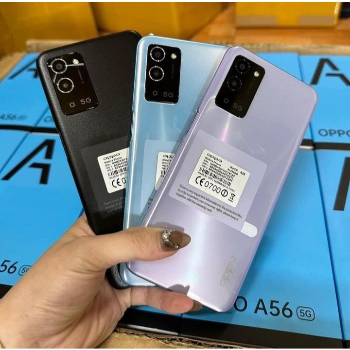 ĐIỆN THOẠI Oppo A56 5G 2sim ram 8G/256G PIN 5000MAH tặng ốp, cường lực, phụ kiện chuẩn Chính ...