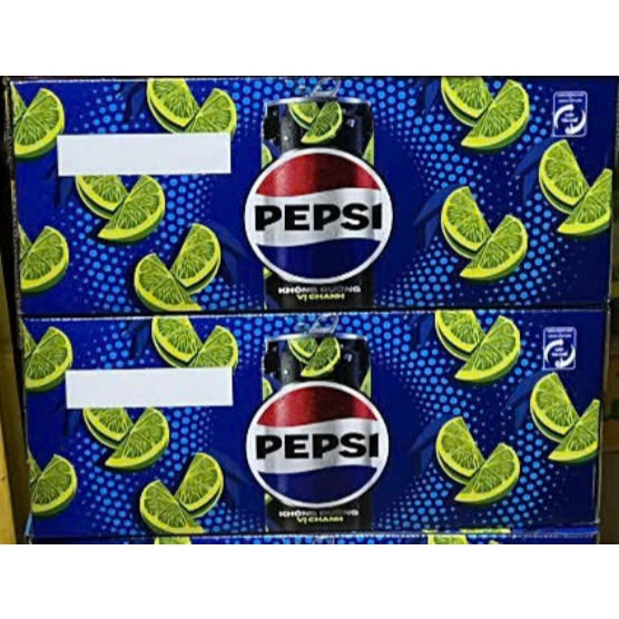 [ Sẵn Hàng] Thùng Pepsi Chanh Không Calo 24 lon 330ml | Shopee Việt Nam