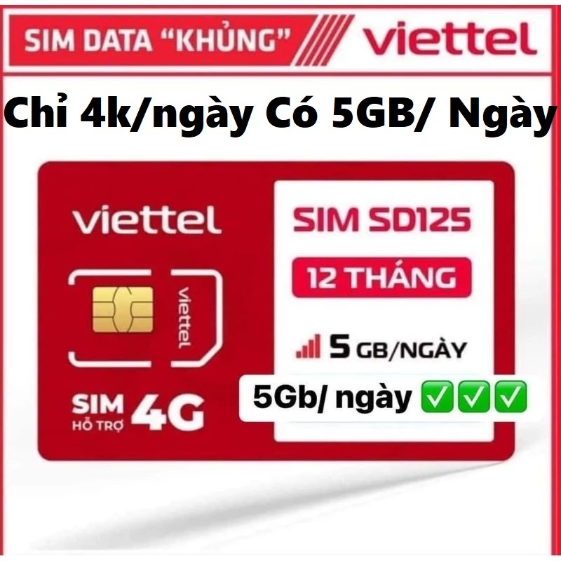 Sim Viettel 5G M2M Chuyên Data Tốc Độ Cao Đăng Ký Theo Tháng Siêu Tiết ...