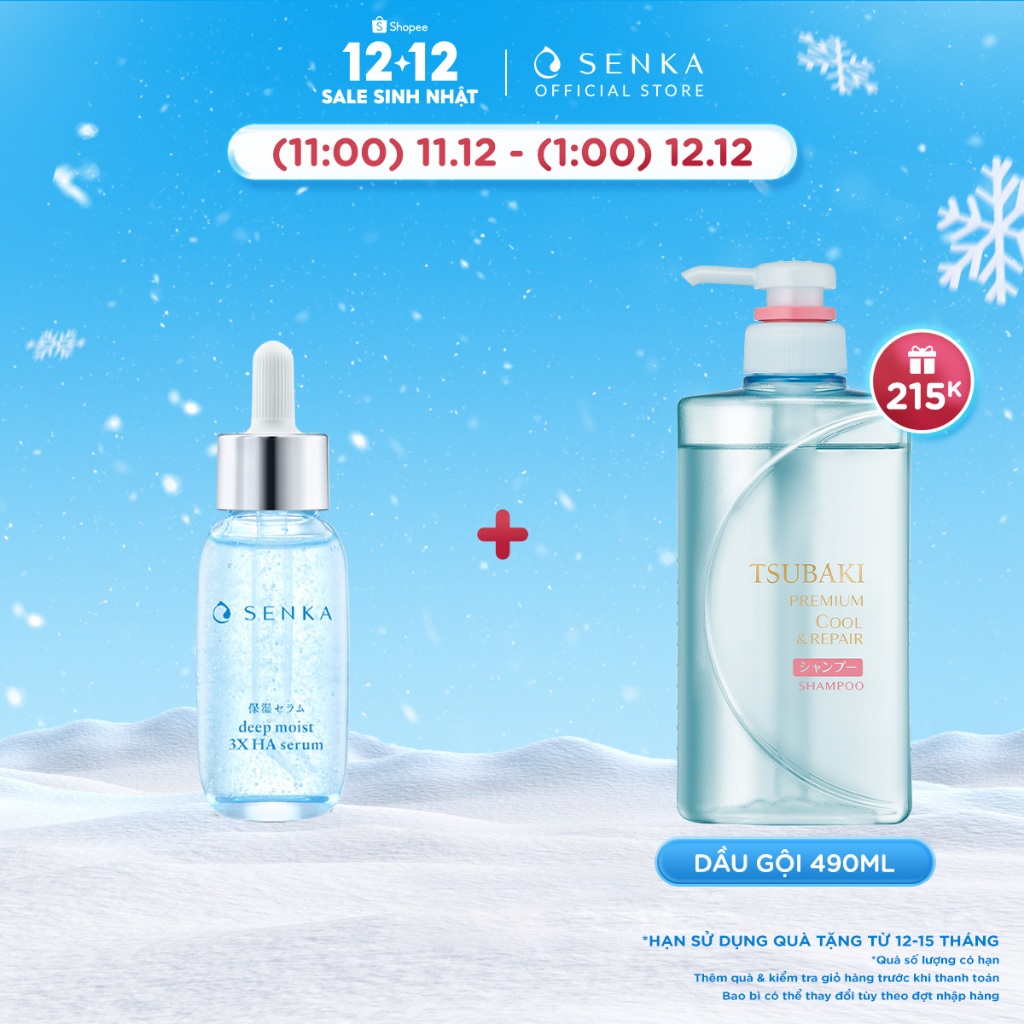 [LS] Serum dưỡng ẩm và chống lão hóa SENKA DEEP MOIST 3X HA SERUM 30ML ...