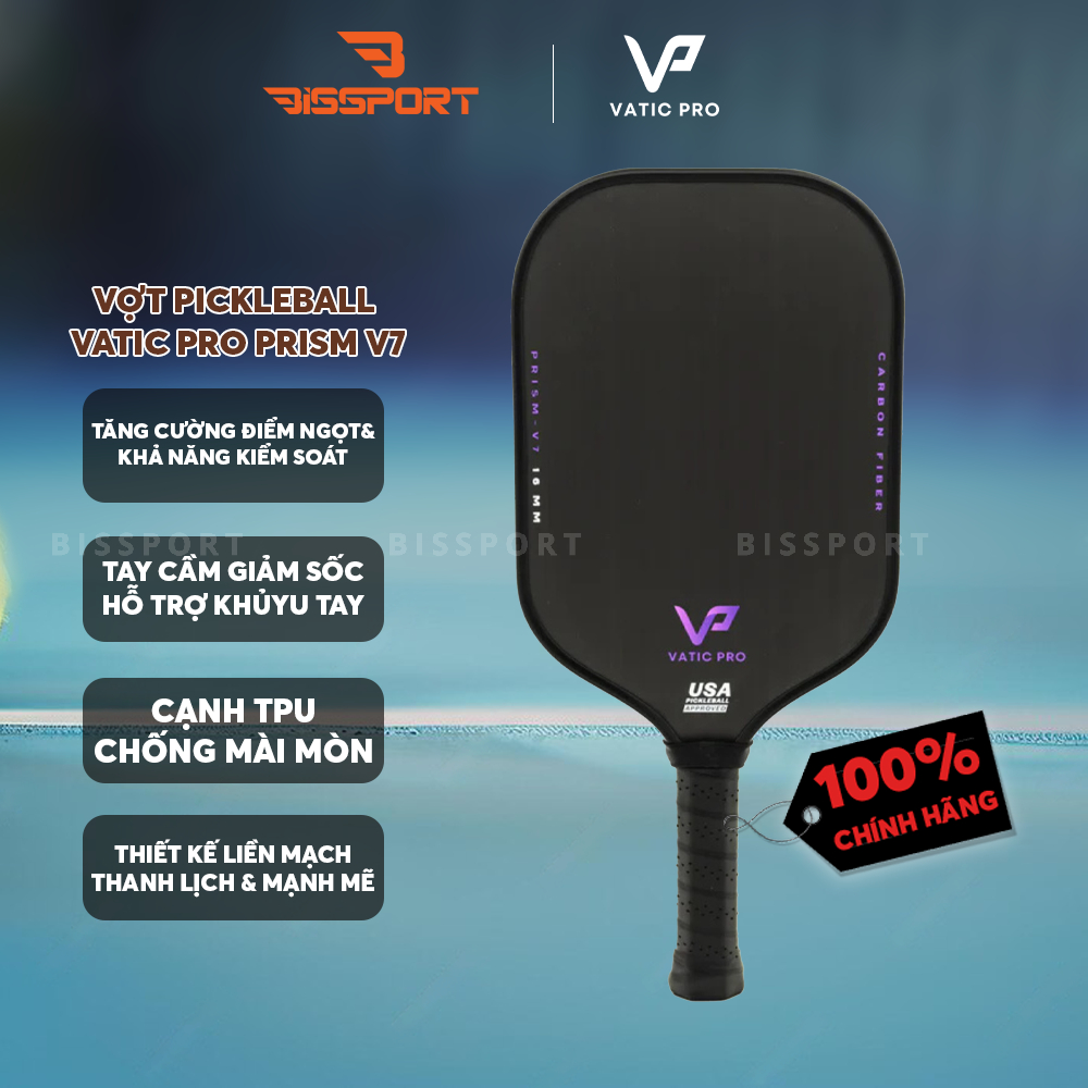 Vợt Pickleball Vatic Pro Prism V7 Chính Hãng - Thiết Kế Đẳng Cấp - Lớp ...