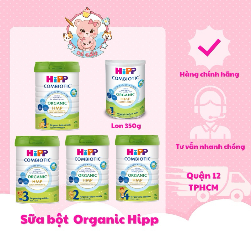 Sữa bột công thức HiPP Organic Combiotic 800g 350g số 1,2,3,4 | Shopee Việt Nam