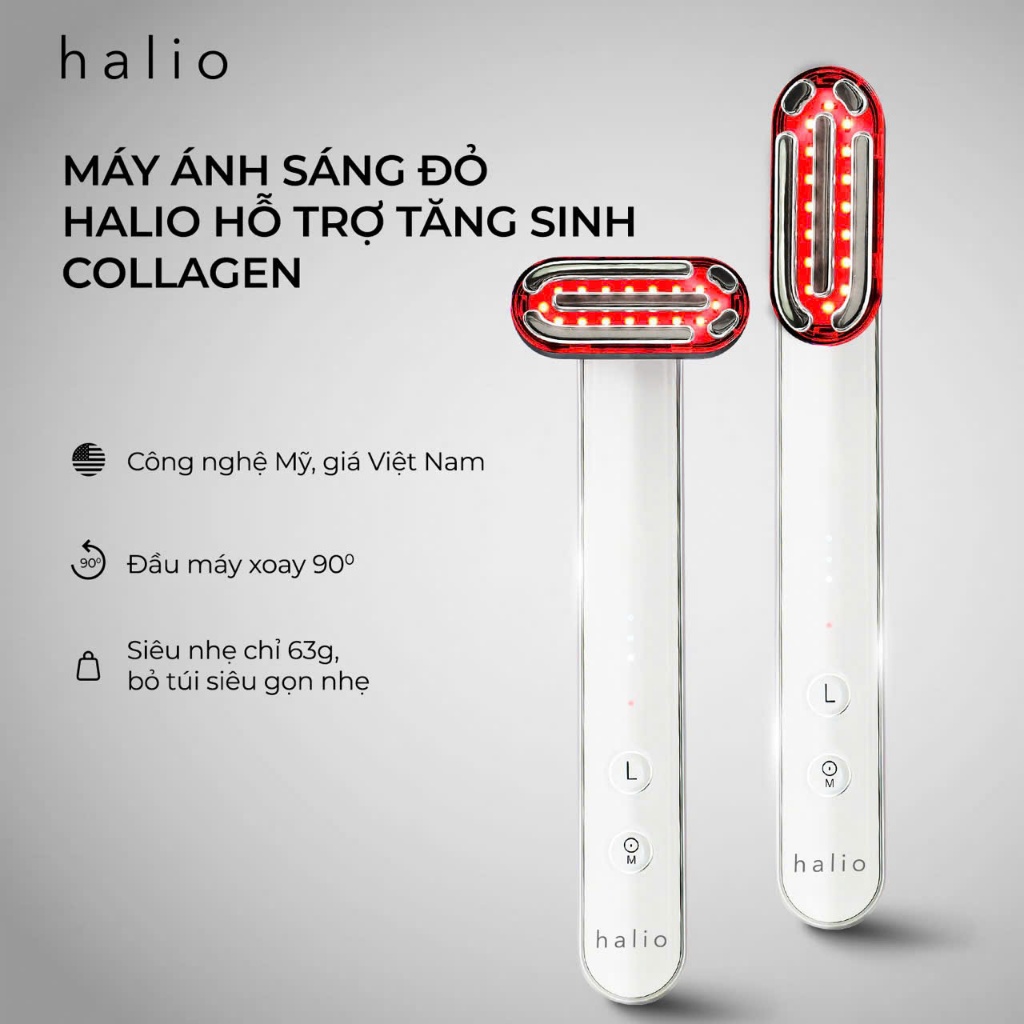 Máy Ánh Sáng Đỏ Giúp Trẻ Hoá Da Halio Red Light Therapy Device 3 in 1 ...