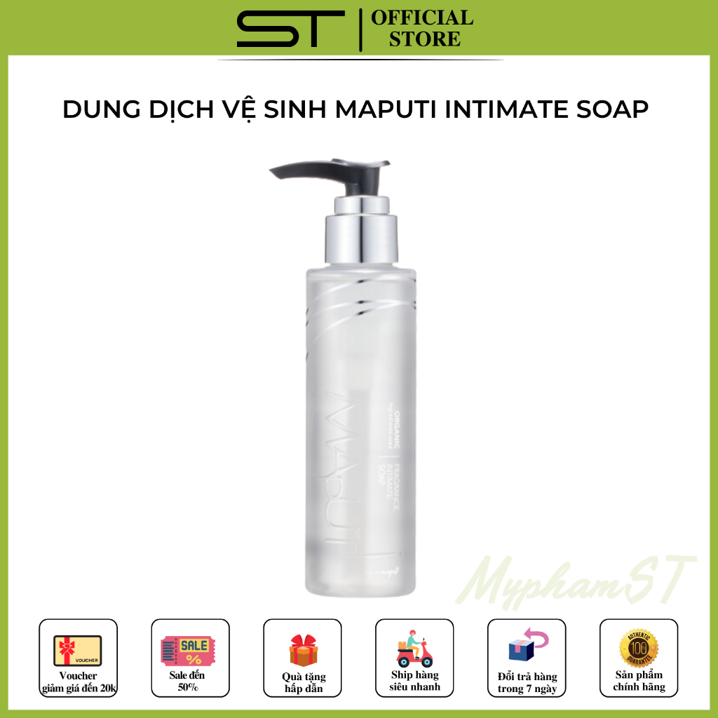 Dung Dịch Vệ Phụ Nữ Maputi Intimate Soap Làm Sạch Dịu Nhẹ Dưỡng Ẩm hàng chuẩn Nhật Bản 120ml ...