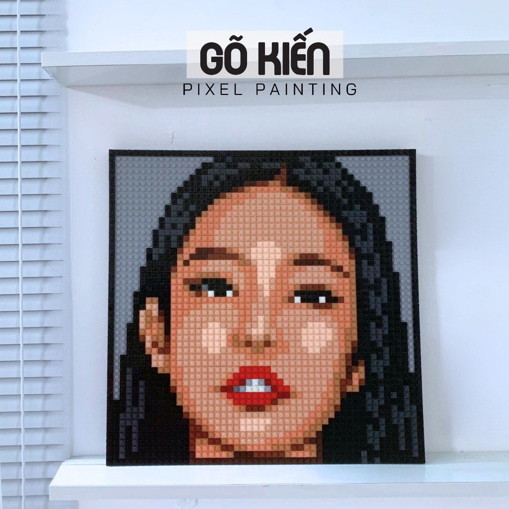 Tranh pixel tự lắp ghép Jennie - Blackpink (40cmx40cm) nổi bật, sinh ...