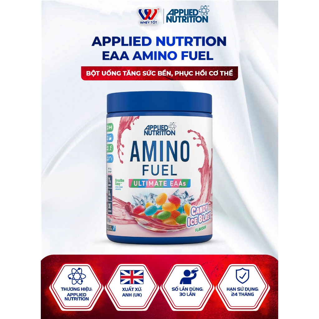 Applied Nutrition EAA Amino Fuel 30 lần dùng – Bổ sung axit amin thiết ...